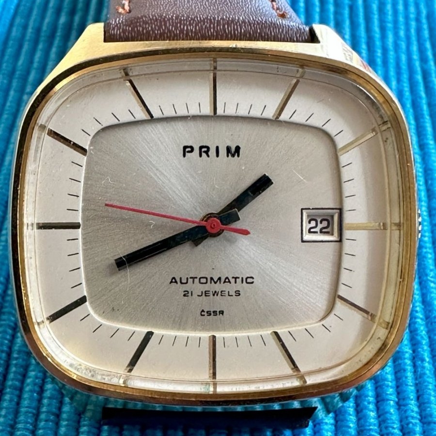 STARÉ HEZKÉ HODINKY PRIM AUTOMATIC TV – AntikPrim