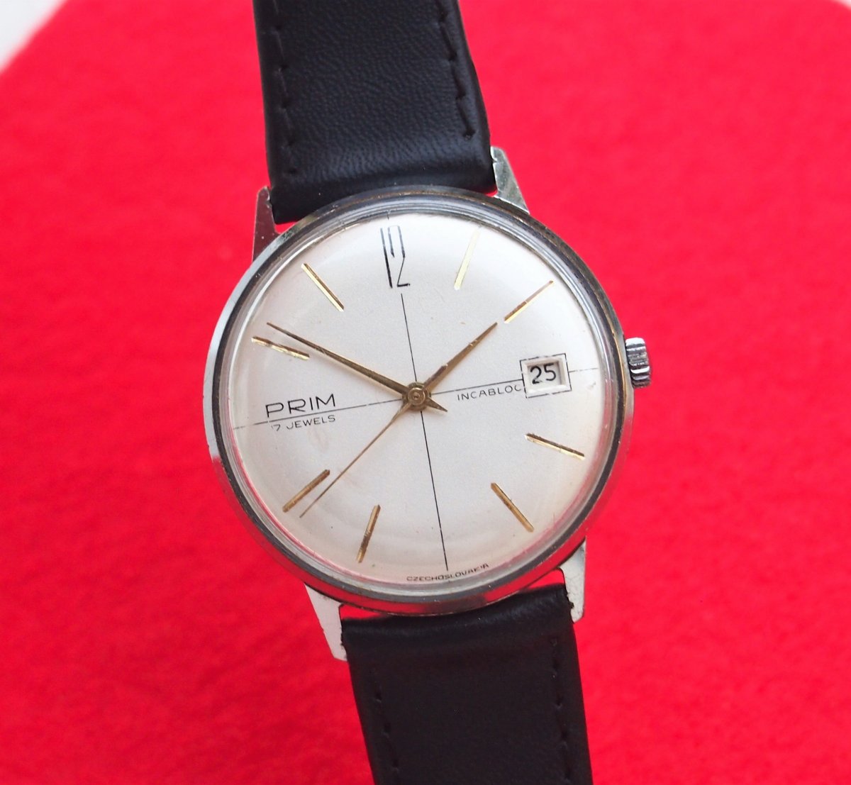 Hodinky Prim 17 jewels Incabloc – AntikPrim